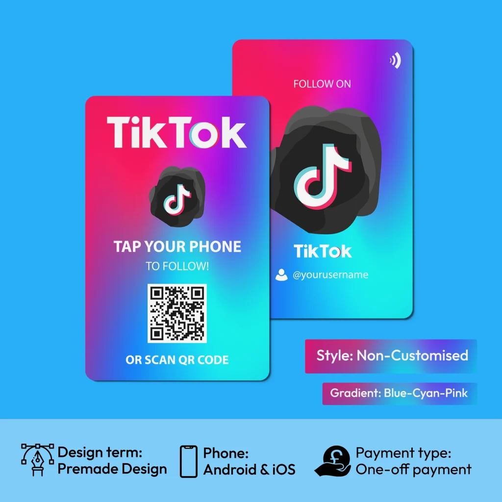 TikTok NFC Card - Evrycard